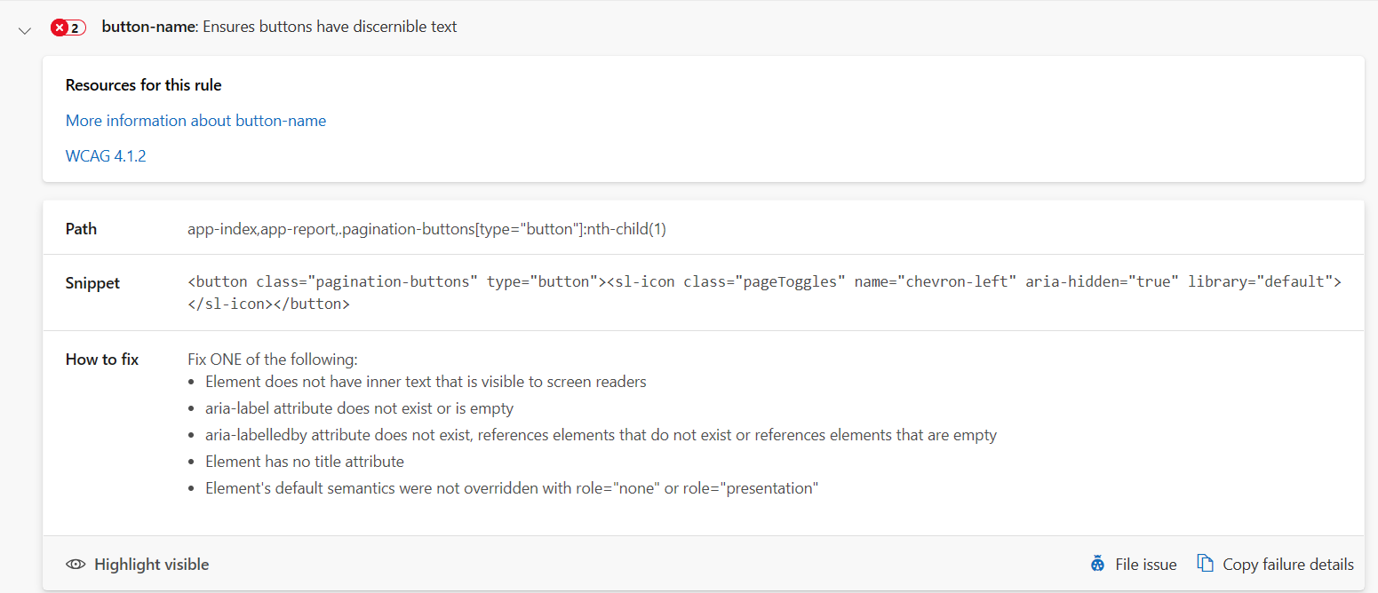 [PWA Builder]: No discernible texts are defined for the next and previous buttons. · Issue #4233 ...