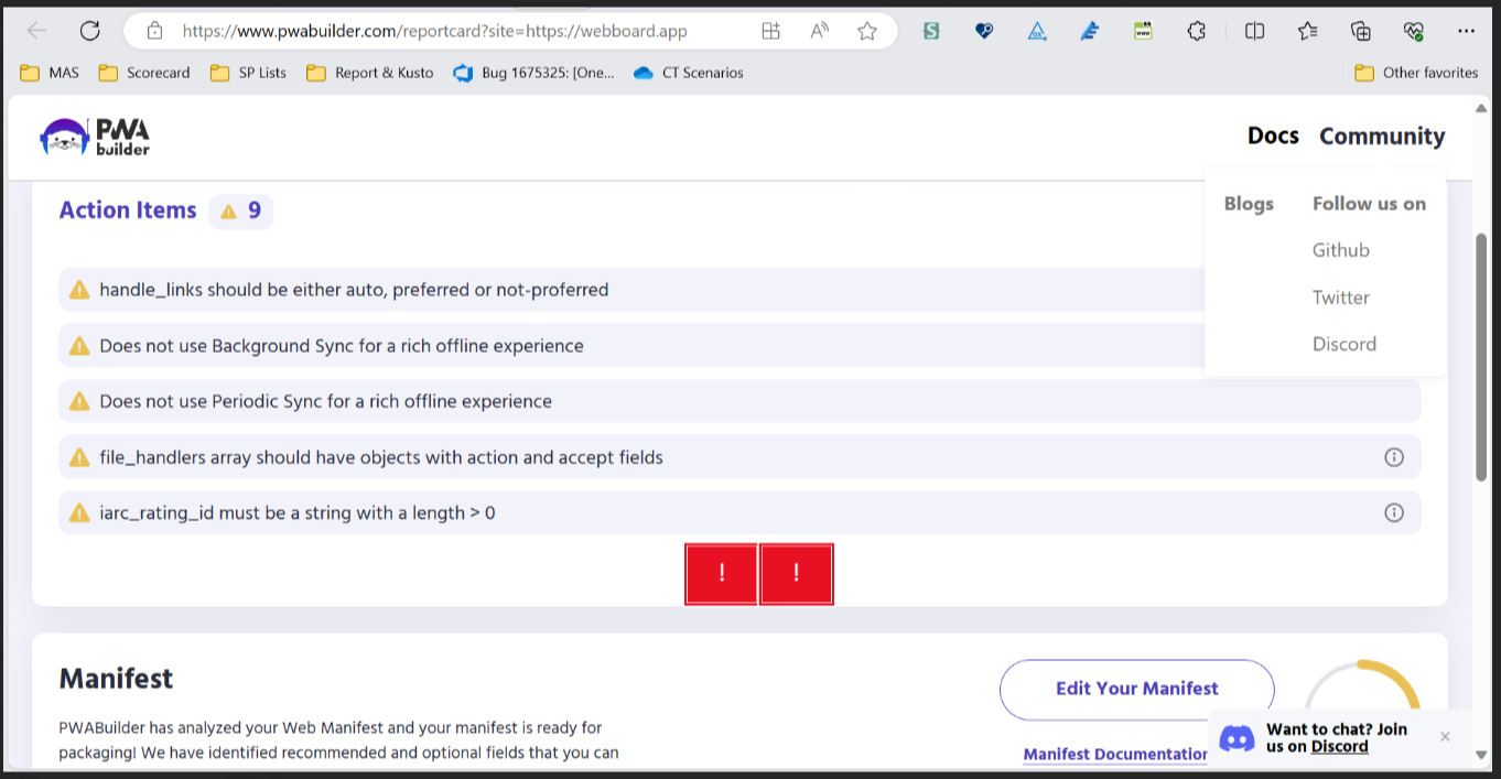 [PWA Builder]: No discernible texts are defined for the next and previous buttons. · Issue #4233 ...