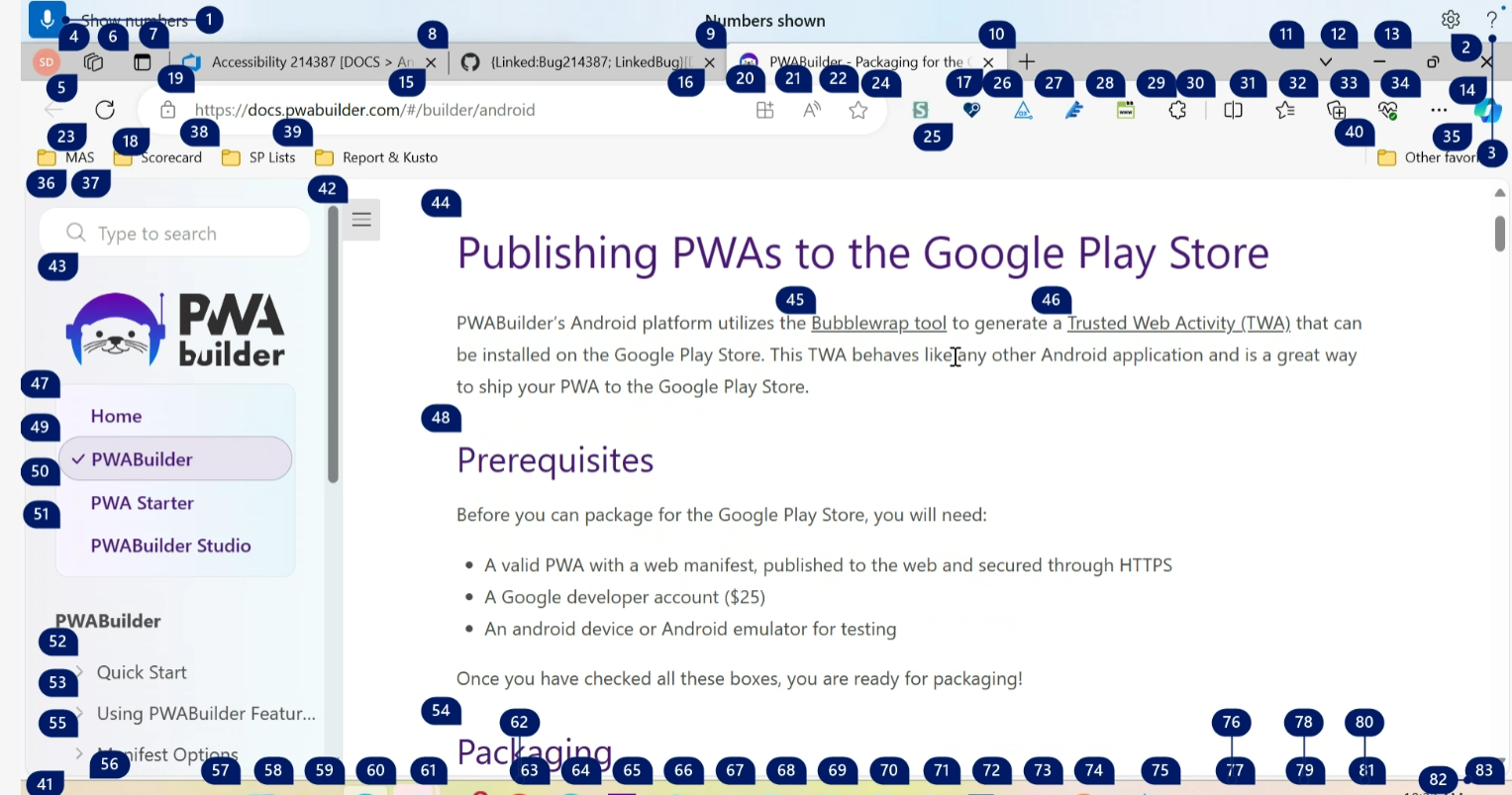 {Linked:Bug214387; LinkedBug}[DOCS > Android]: Number is appearing for the non-interactive ...
