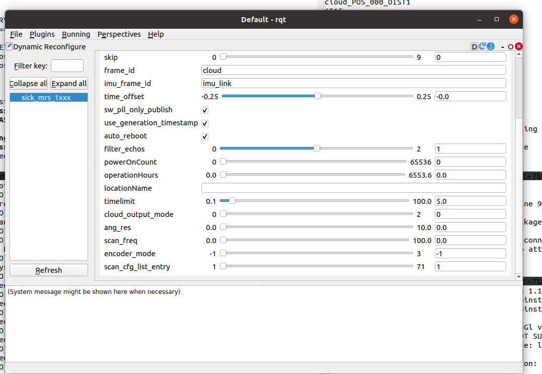 setting the angle resolution RMS1000 from the launch file · Issue #124 · SICKAG/sick_scan_xd ...