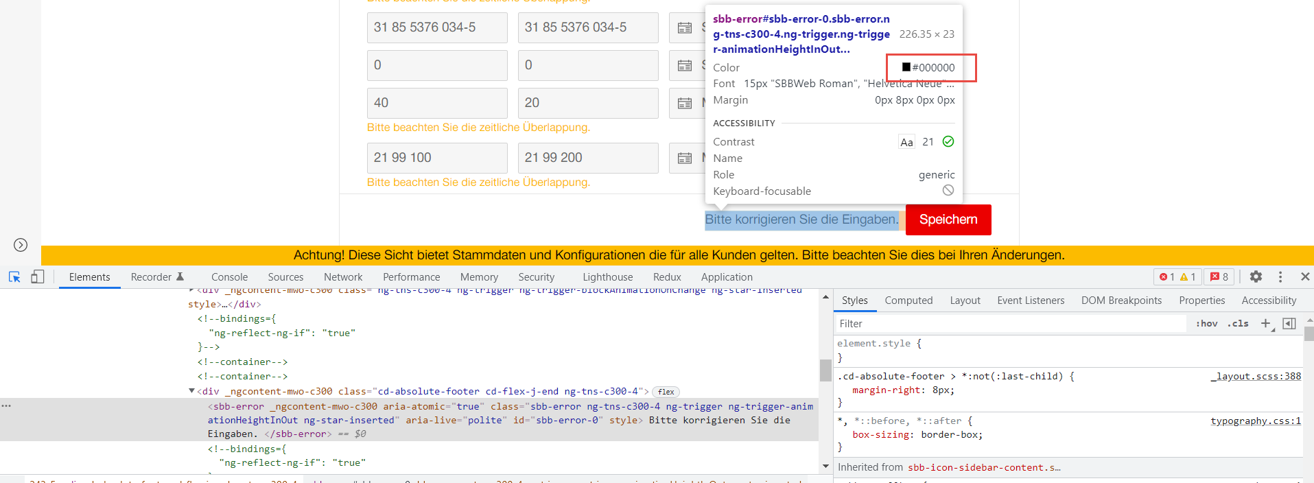 Bug: Styles of sbb-error missing of no sbb-form-field loades · Issue #1125 · sbb-design-systems ...