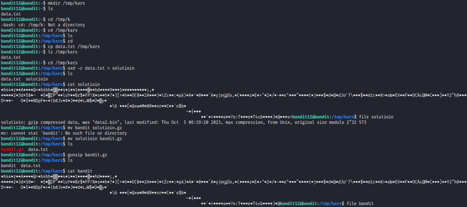 GitHub - KarsCode/OverTheWire-Bandit-Writeups: This repository contains writeups and screenshots ...
