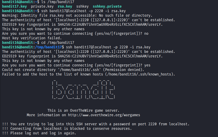 Github Karscodeoverthewire Bandit Writeups This Repository Contains Writeups And Screenshots