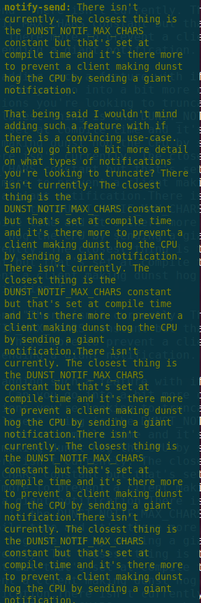 Set maximum notification height · Issue #625 · dunst-project/dunst · GitHub