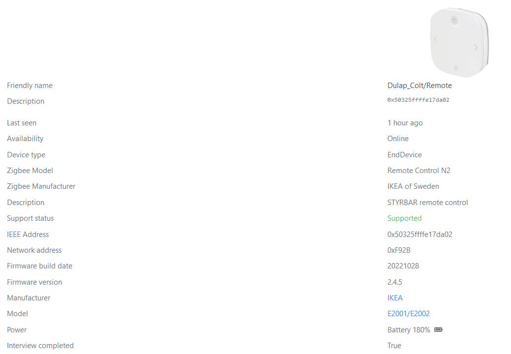 Remote Control N2 E2001/E2002 shows 180% battery level · Issue #16637 · Koenkk/zigbee2mqtt · GitHub