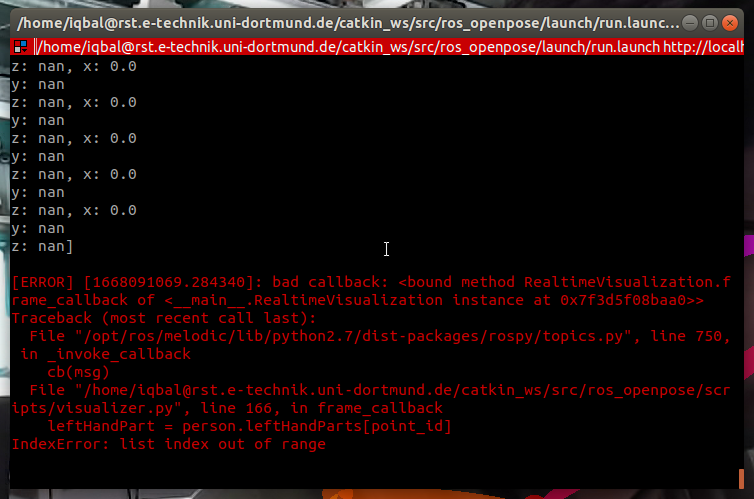 Hand Skeleton Error · Issue 75 · Ravijo Ros Openpose · Github