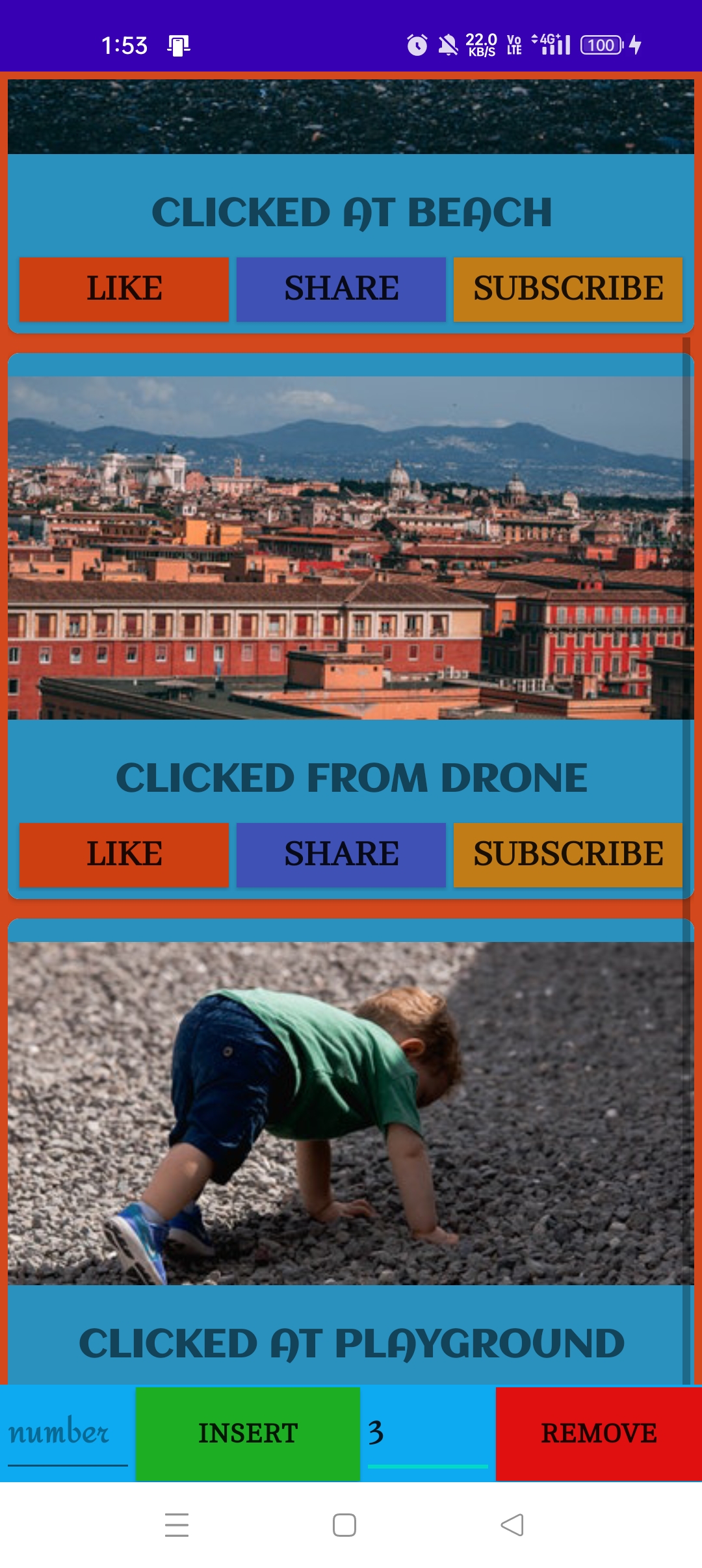 GitHub - mayank4singh/RecycleView: This is an Android app showing the workings of card view. It ...