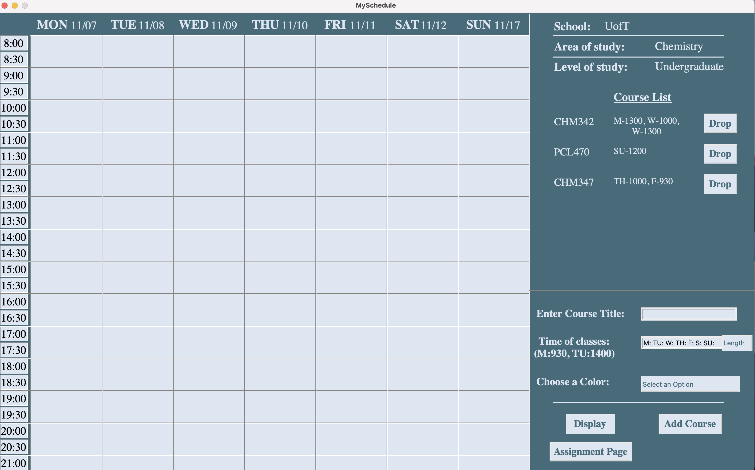 GitHub - matjohn10/MySchedule: Tkinter scheduling app for school. You ...