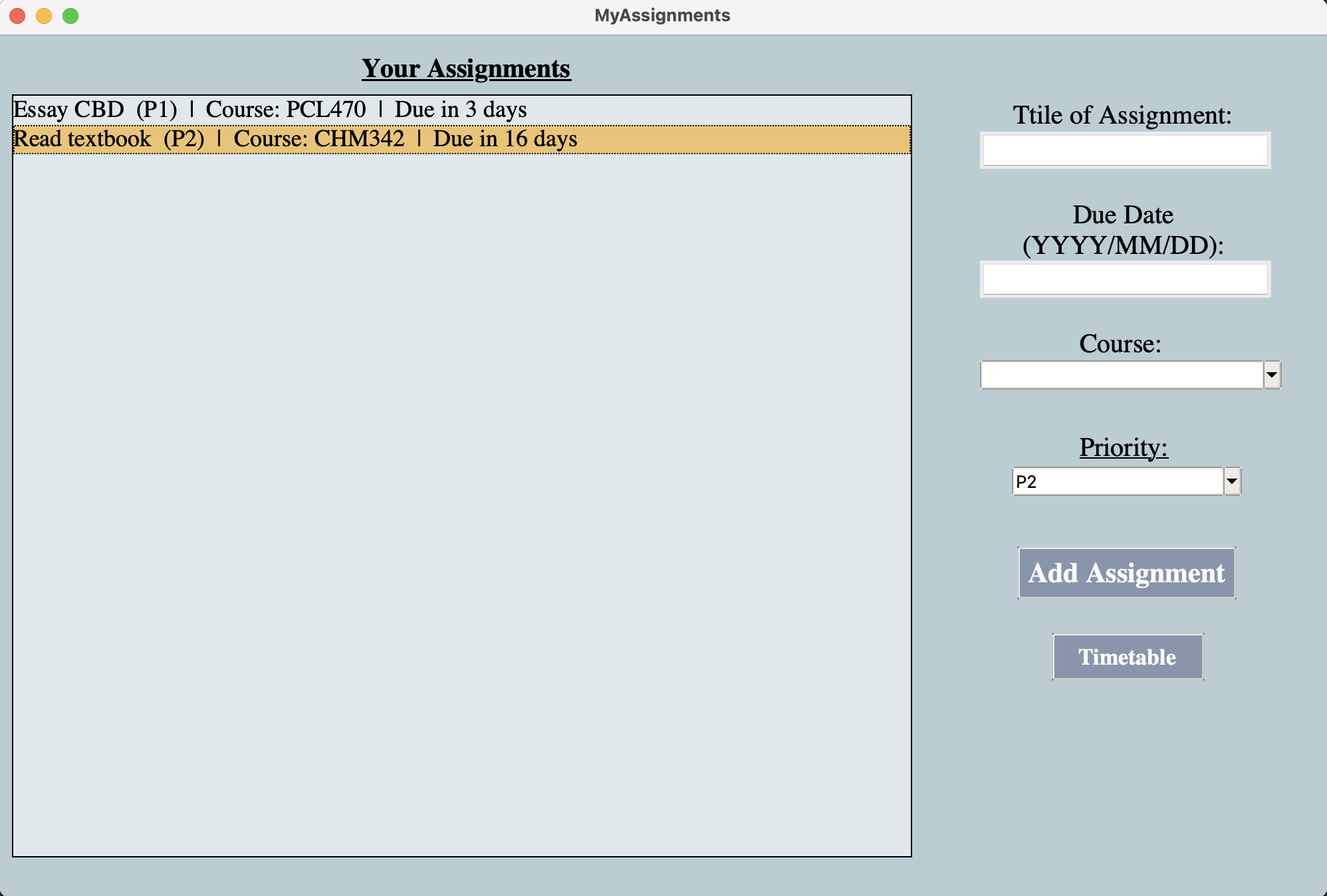 GitHub - matjohn10/MySchedule: Tkinter scheduling app for school. You ...