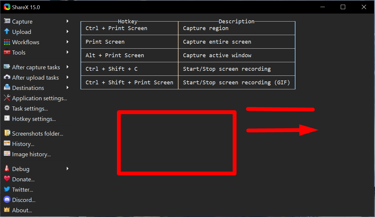 The pen/rectangle/arrow/line size has changed and got bigger. How can I change it back to the ...