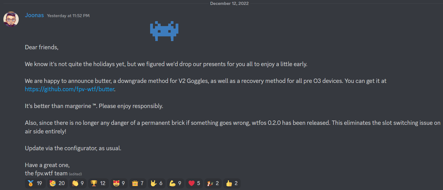 WTFOS installation becomes corrupt repeatedly & after the health check ...