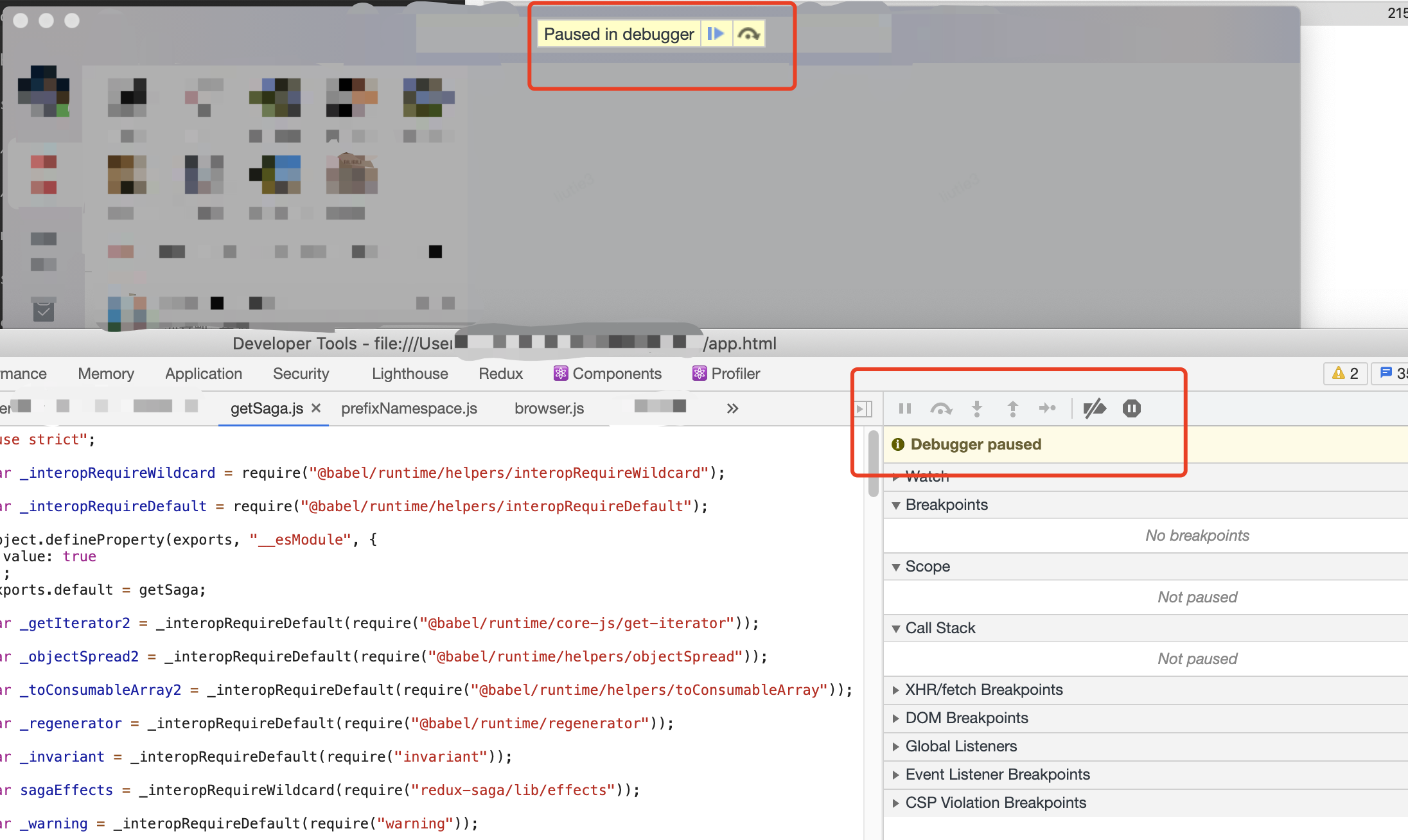 [Bug]: Using dev tool debugger can not resume when main process message send to renderer process ...