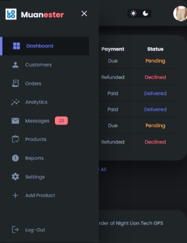 GitHub - Muanester/Admin_dashboard