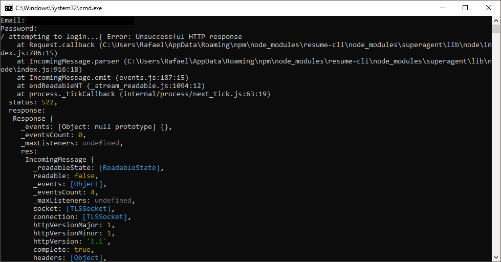 Bad Gateway · Issue #295 · jsonresume/resume-cli · GitHub