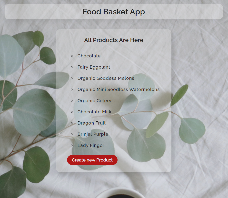 GitHub - hashZero1/food-basket-app