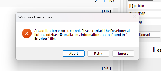 Windows Forms Error · Issue #90 · LIPtoH/TS-SE-Tool · GitHub