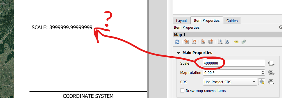 Add Dynamic Text -> Scale on layout not inserting correct scale · Issue #51764 · qgis/QGIS · GitHub