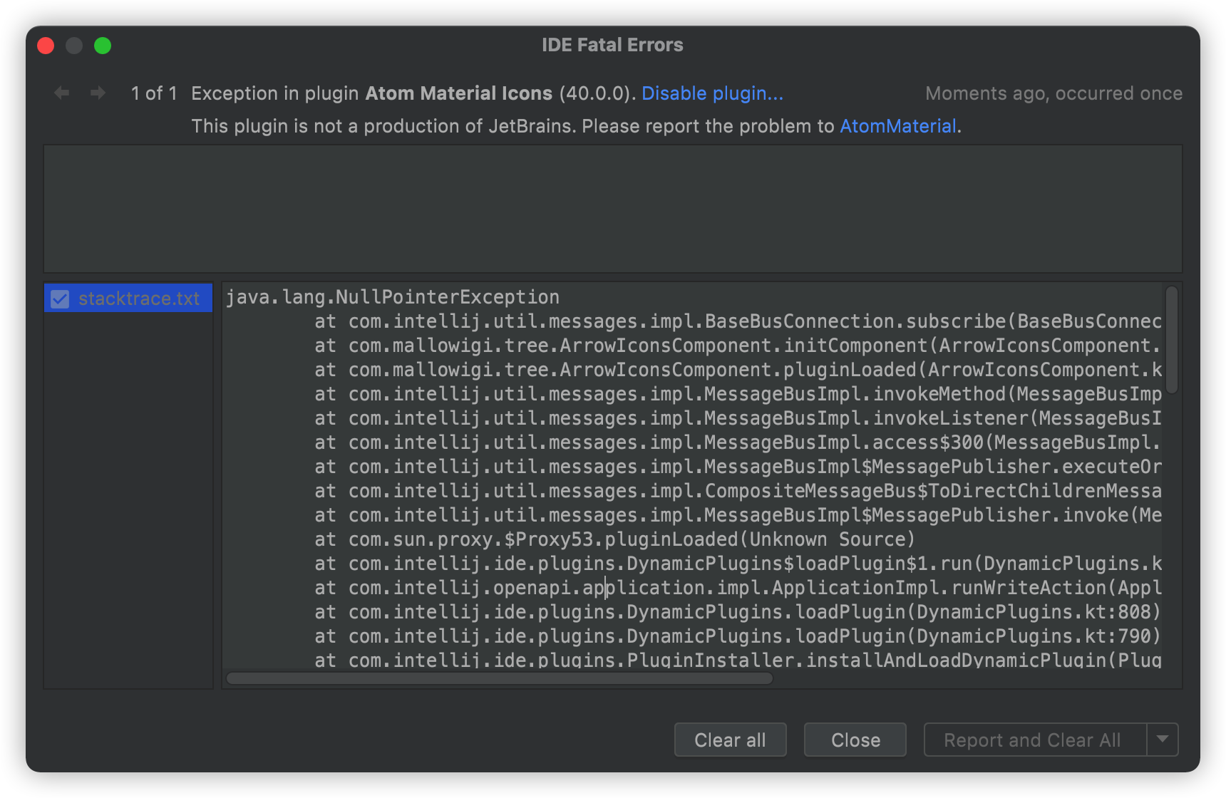 Sometimes have NPE · Issue #215 · AtomMaterialUI/a-file-icon-idea · GitHub