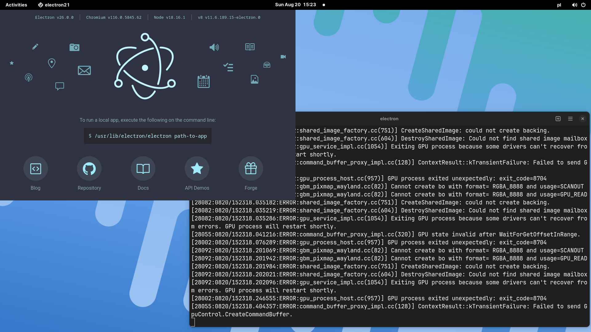 [Bug]: no window, only app contents on nouveau on wayland · Issue #39581 · electron/electron ...