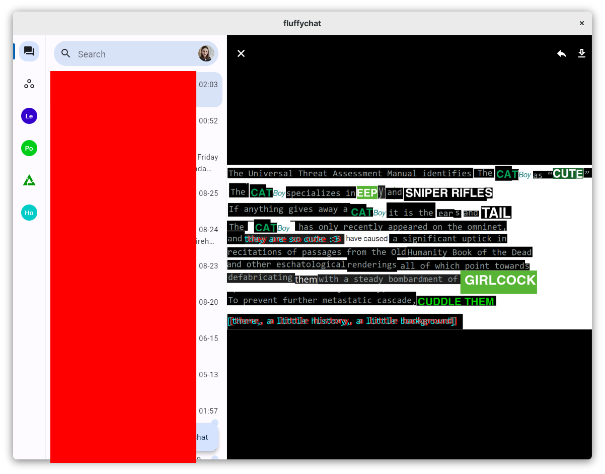 images no longer open on full app width on desktop · Issue #553 · krille-chan/fluffychat · GitHub