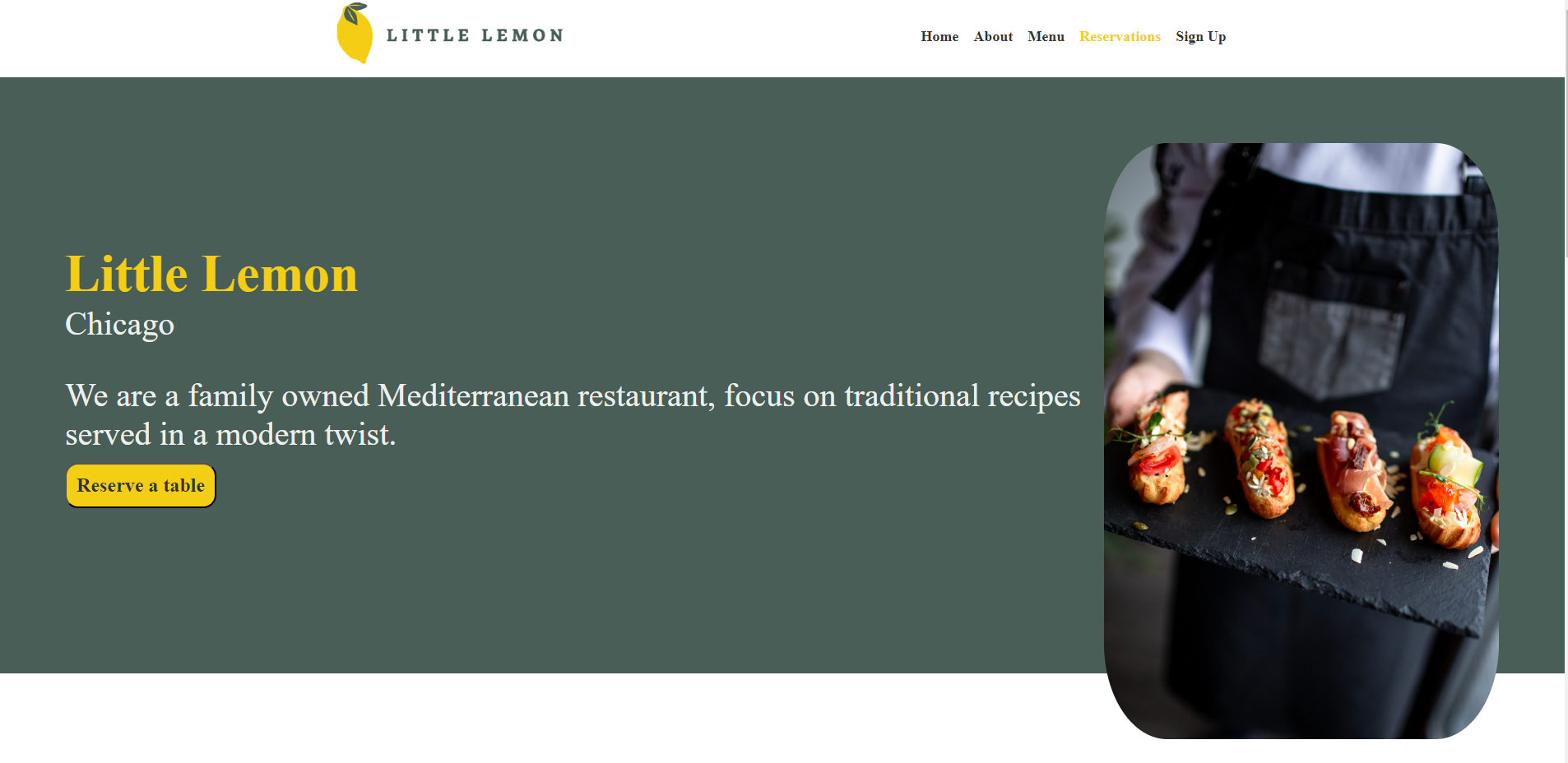 GitHub - Anko21/reservation-system: Little Lemon Restaurant Reservation System: React-based Web ...