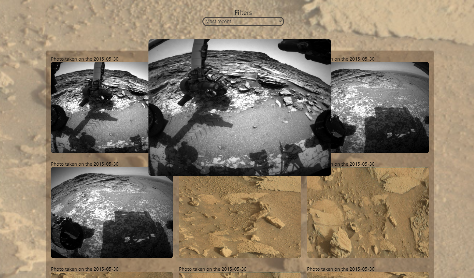 GitHub - Anko21/Mars-Rover-Dashboard---NASA-API-Integration: This app ...