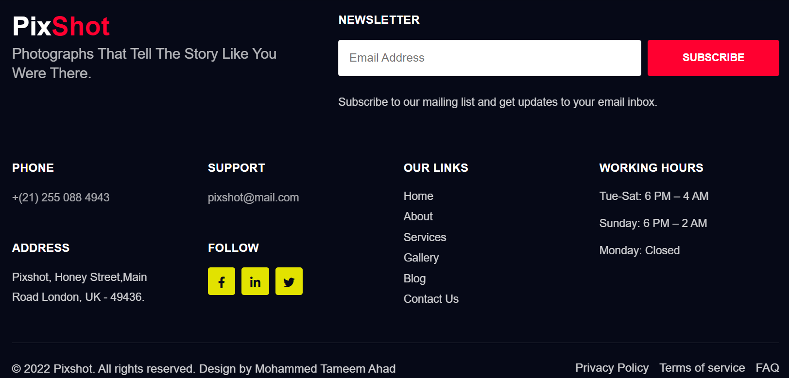 GitHub - MOHAMMEDTAMEEMAHAD/frt_project: pixshot website