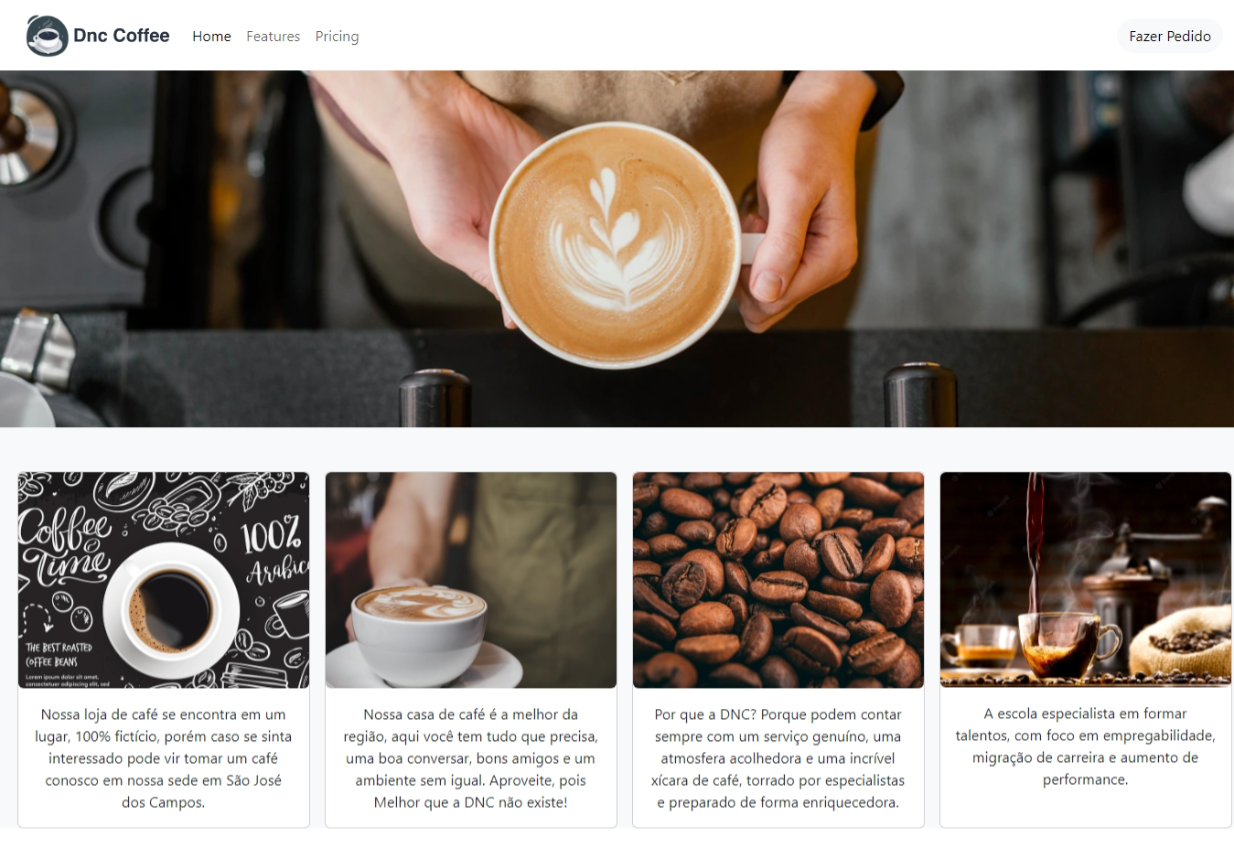 GitHub - pripc/DNC-Cafeteria: Landing Page da cafeteria DNC