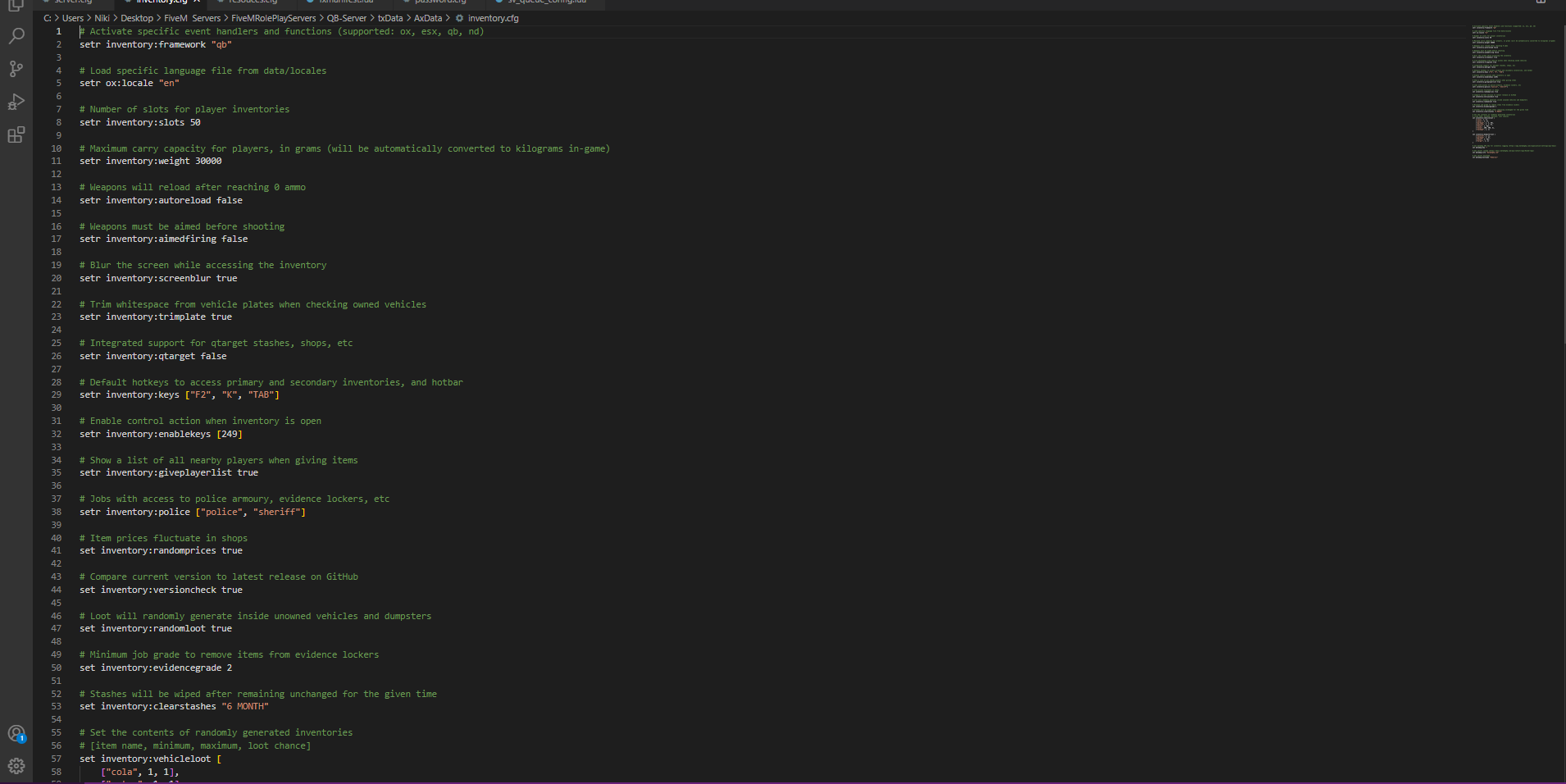 problem with the inventory in qb server · Issue #965 · overextended/ox_inventory · GitHub