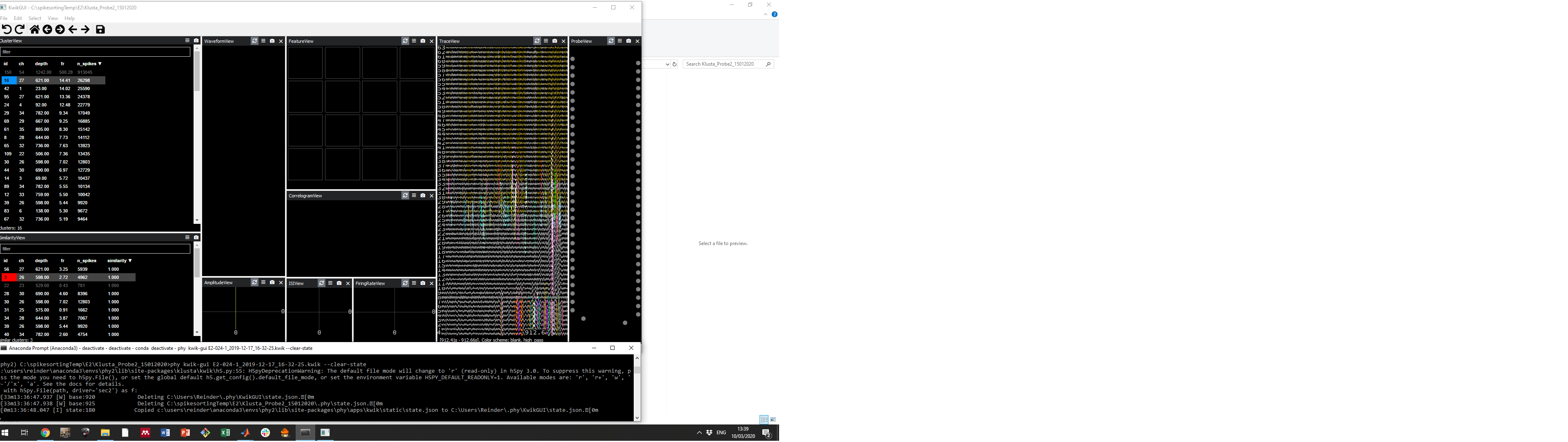 some kwik-gui problems with visualisation and shortcuts · Issue #972 · cortex-lab/phy · GitHub