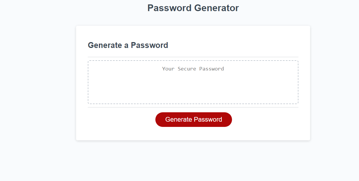 Github Akbarrett93 Random Password Generator