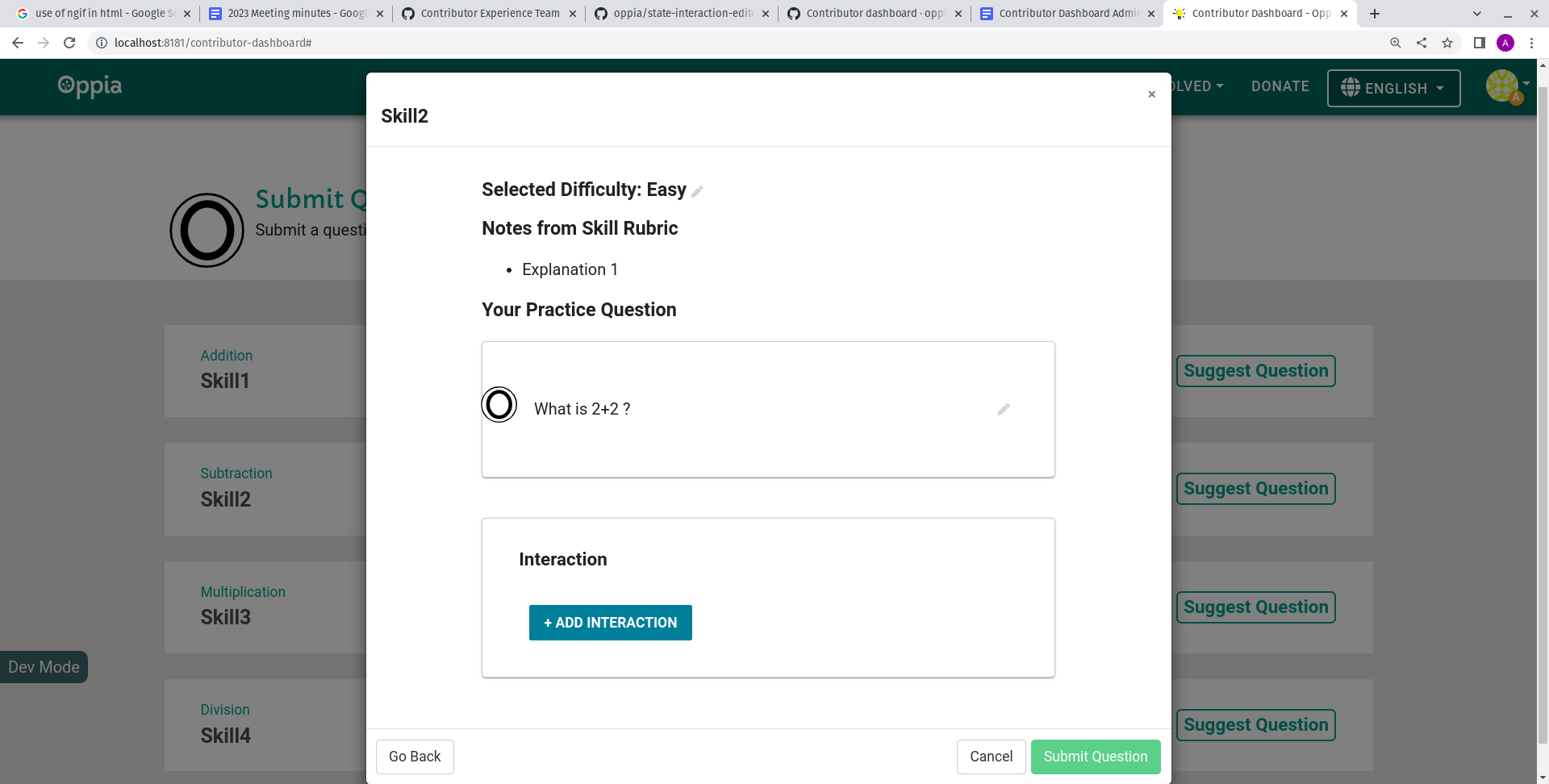 [BUG]: Expand/collapse does not work when interaction is not added · Issue #17074 · oppia/oppia ...