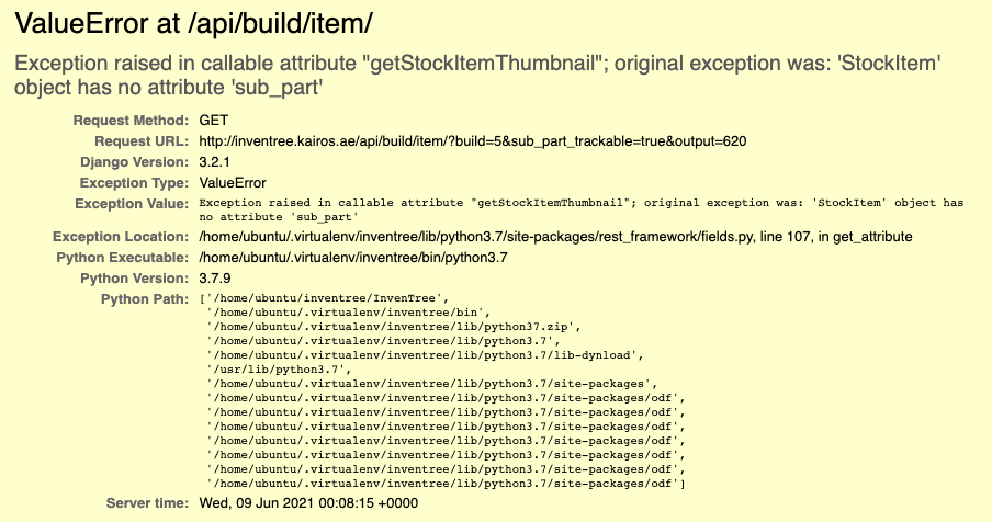 Build Output In Progress Issue After Updating · Issue 1640 · Inventreeinventree · Github