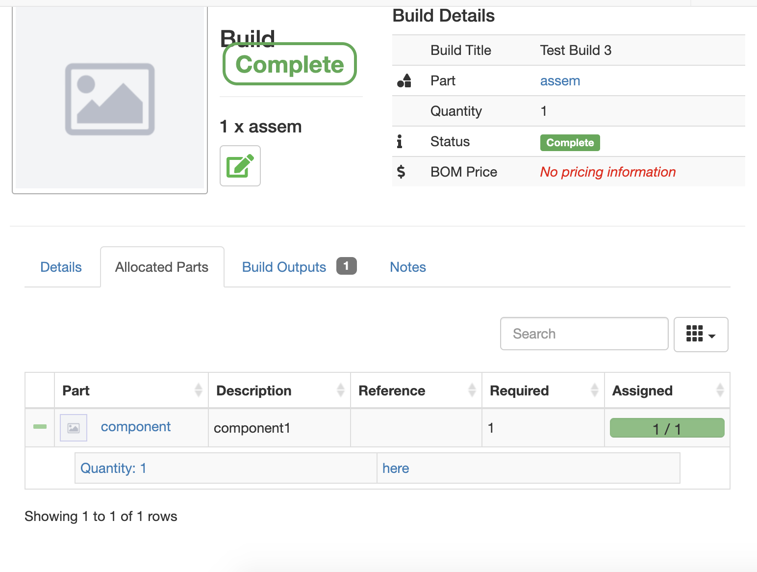 Expanding allocated items within a build fails if an allocated item is ...