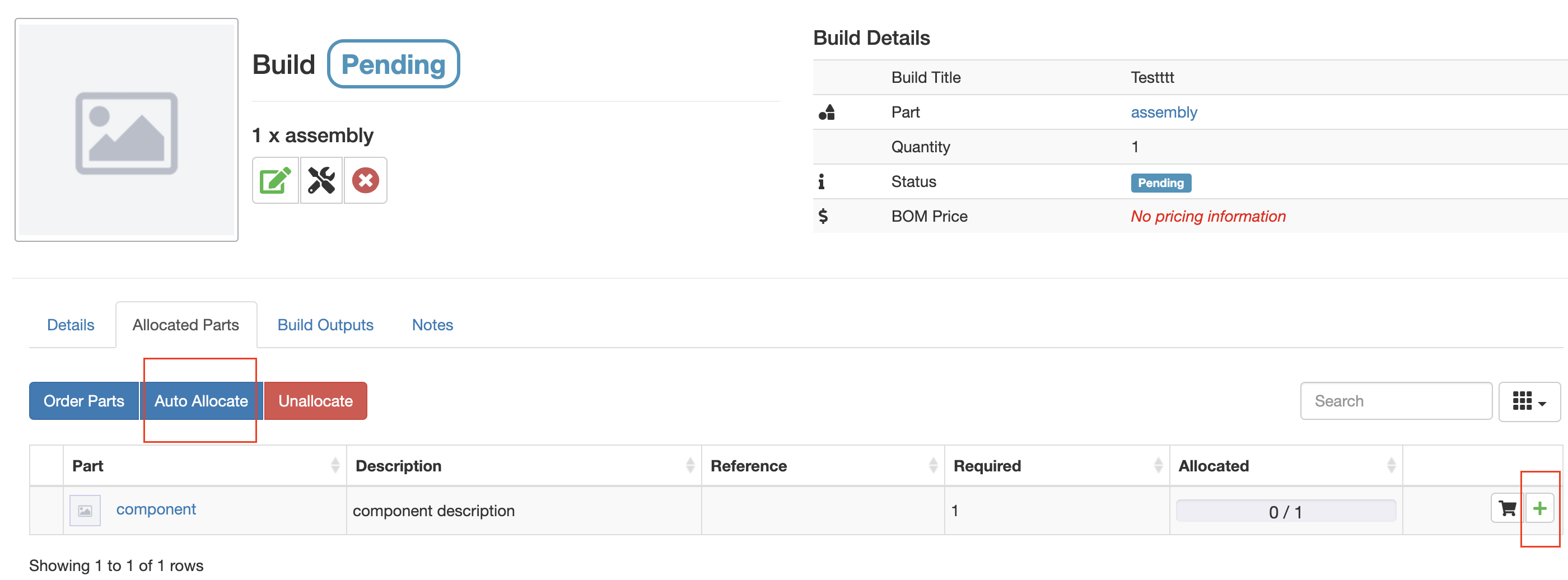 Build Function Still Does Not Work · Issue #989 · inventree/InvenTree · GitHub