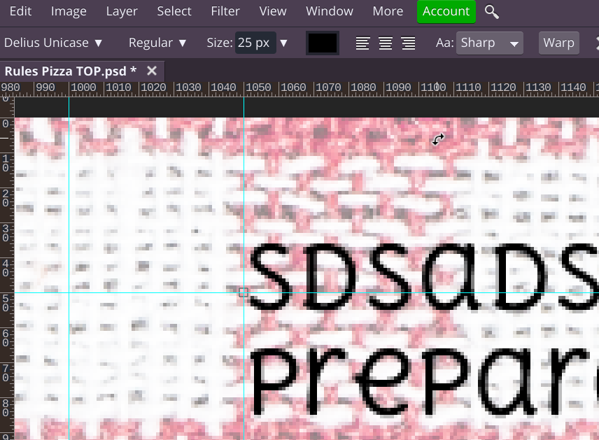 Delius Unicase Font types above the textbox · Issue #2761 · photopea/photopea · GitHub