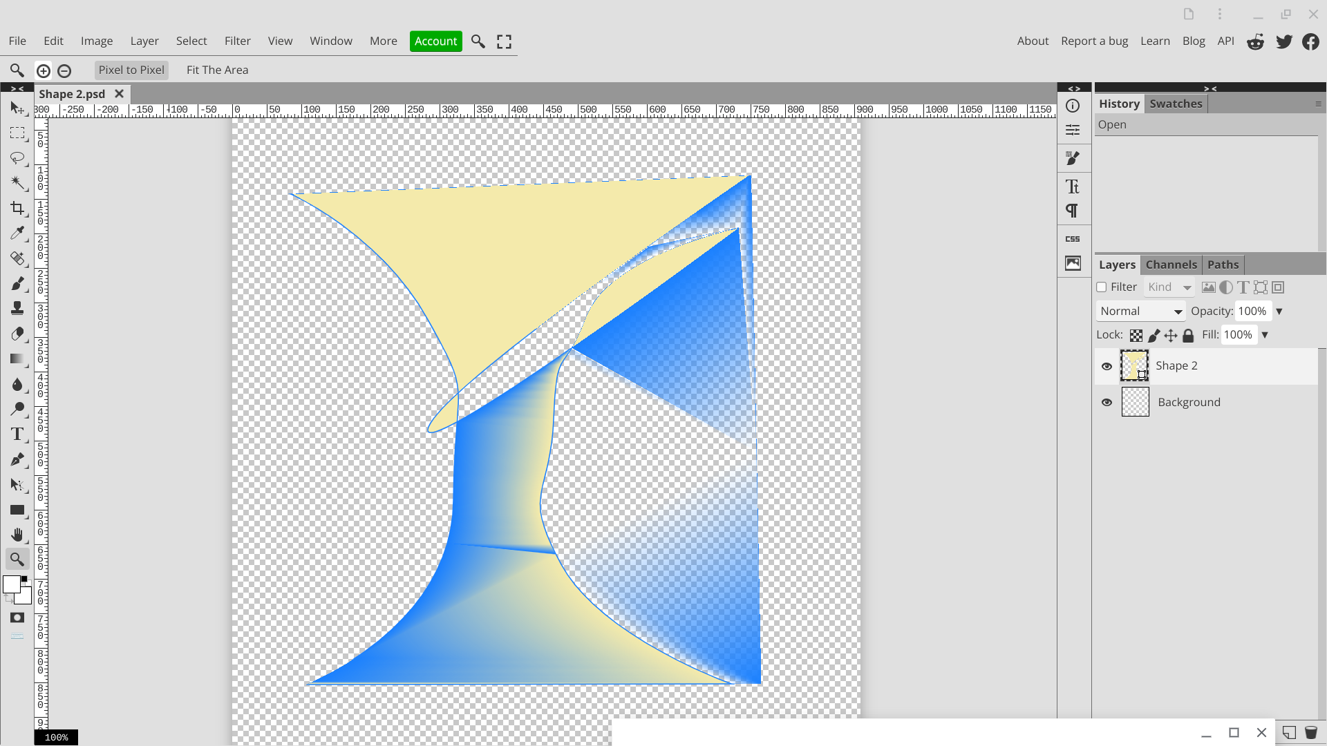 Vector - Extrange rays on vector · Issue #3999 · photopea/photopea · GitHub