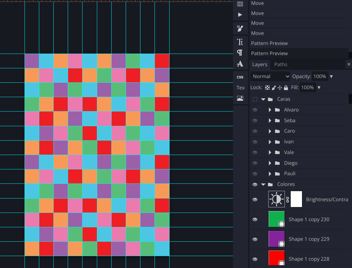 Adjustment layer is applied hundred times in pattern view · Issue #5707 ...
