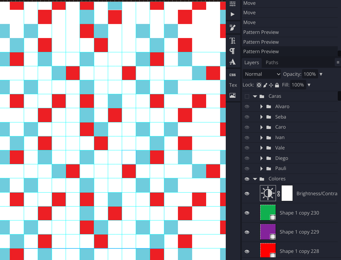 Adjustment layer is applied hundred times in pattern view · Issue #5707 ...