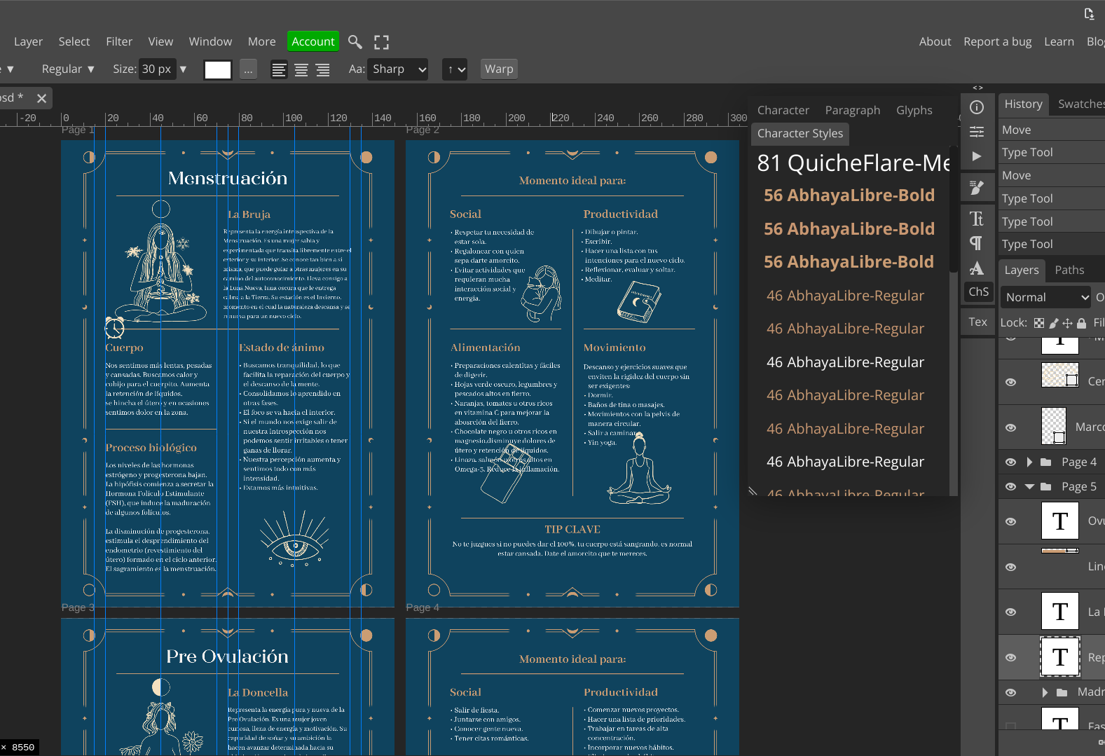 Feature: Paragraph and character styles! · Issue #5672 · photopea/photopea · GitHub
