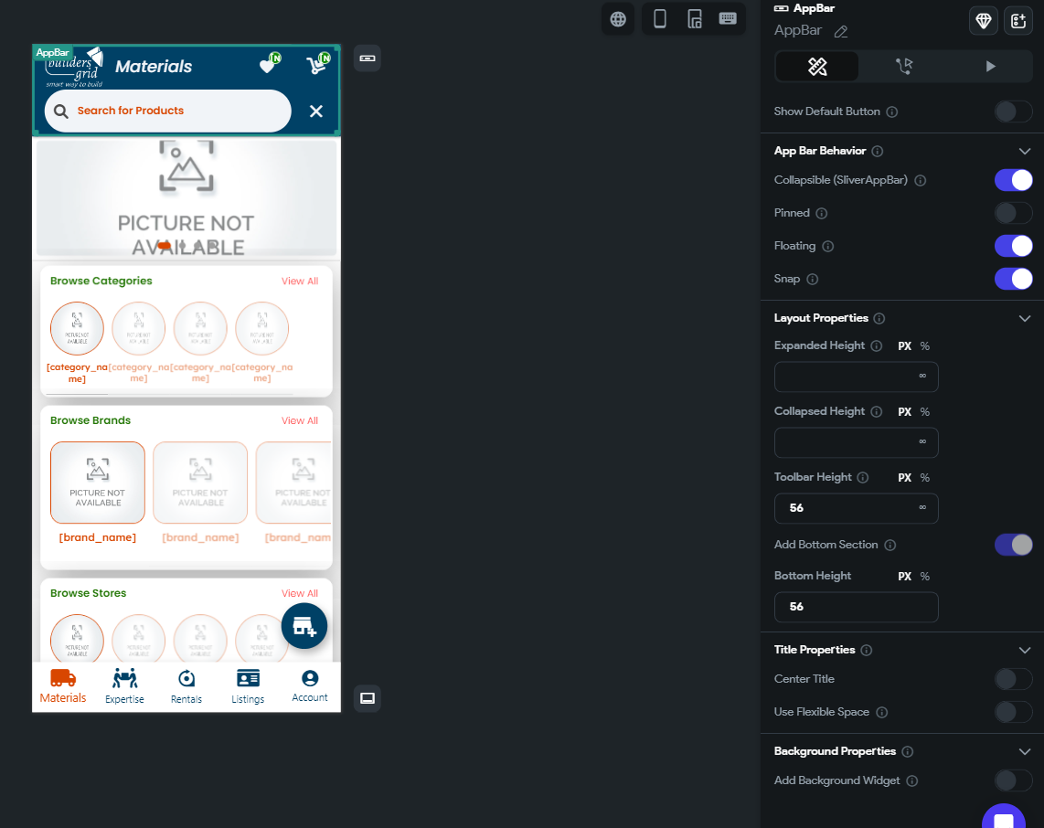 White space between SliverAppBar and the body of the application. · Issue #695 · FlutterFlow ...