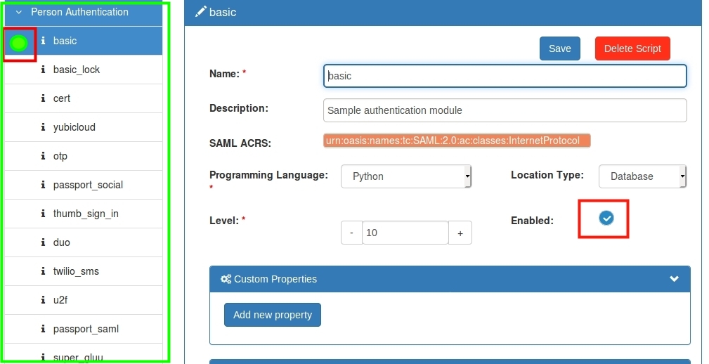 Make active scripts more visible on "Manage custom scripts" page · Issue #1157 · GluuFederation ...