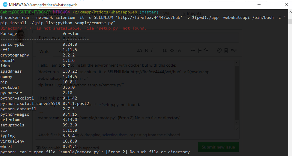 Error installing docker · Issue #335 · mukulhase/WebWhatsapp-Wrapper · GitHub