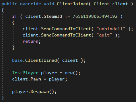 ConsoleSystem: Implement blacklisted commands · Issue #351 · Facepunch/sbox-issues · GitHub