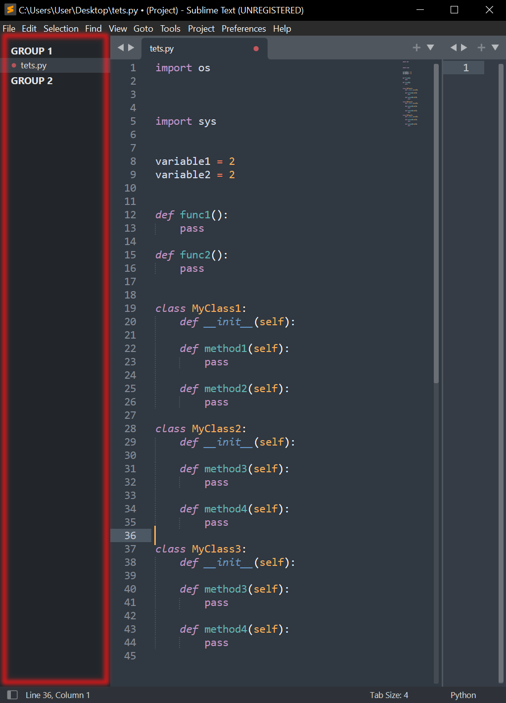 Clickable list of variables, functions, classes and methods of the file · Issue #5765 ...