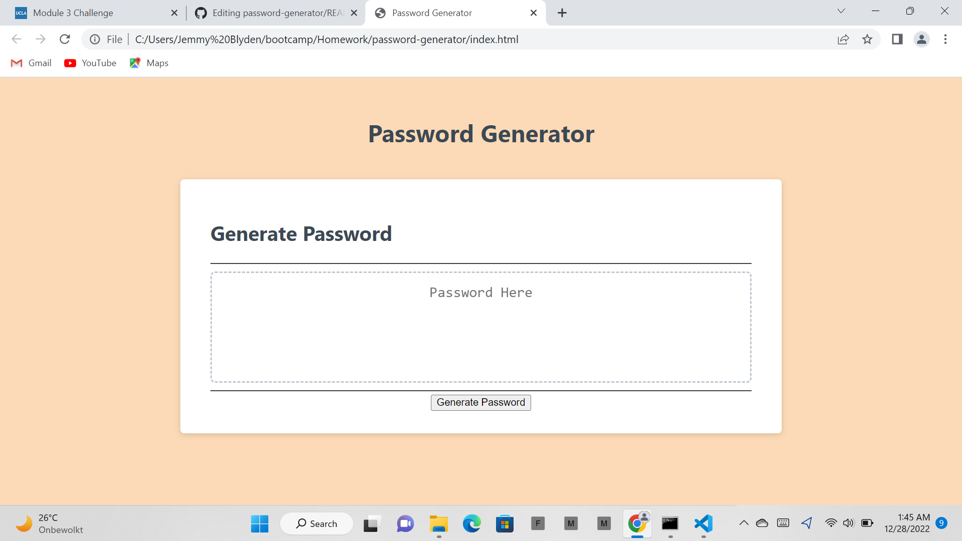 GitHub - LatinLady/Password-generator