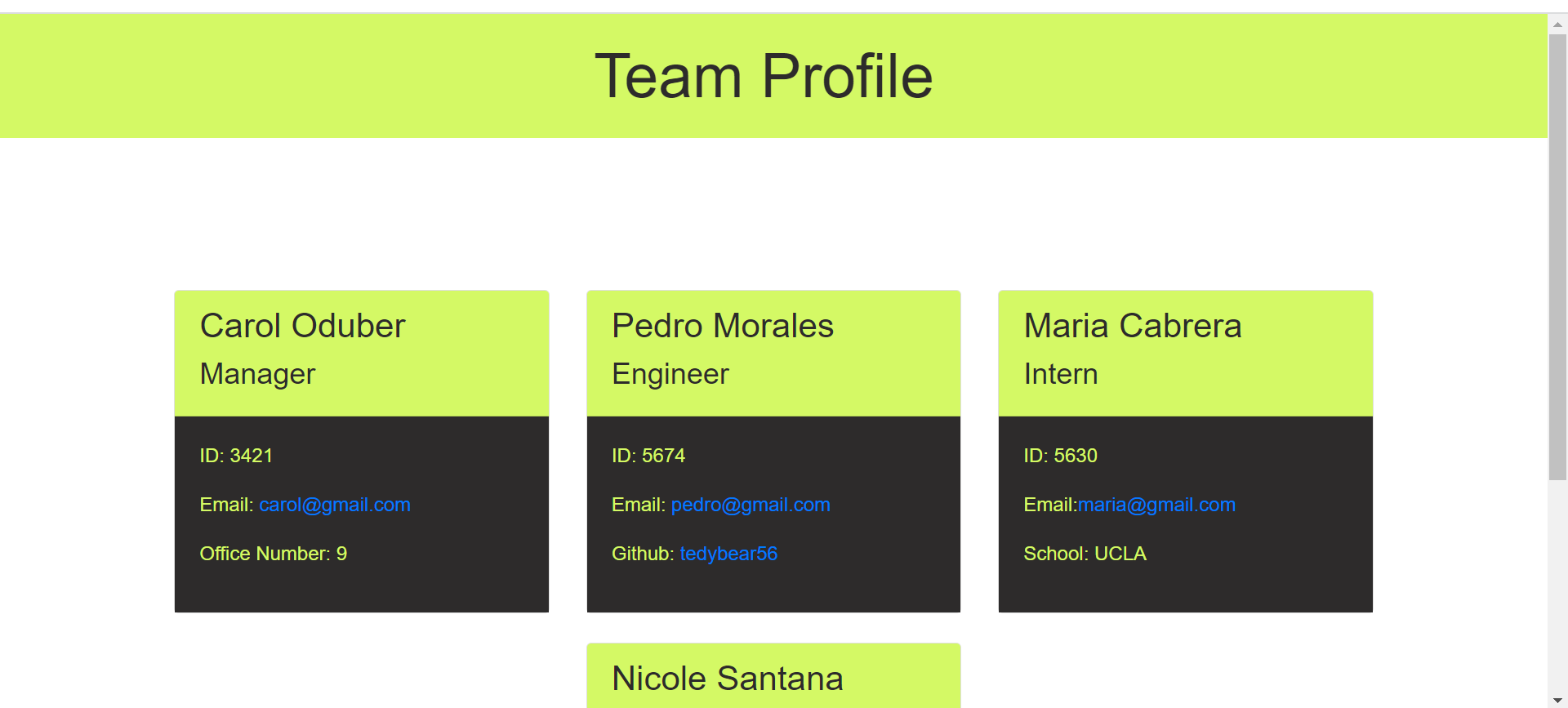 GitHub - LatinLady/Team-Profile-Gen
