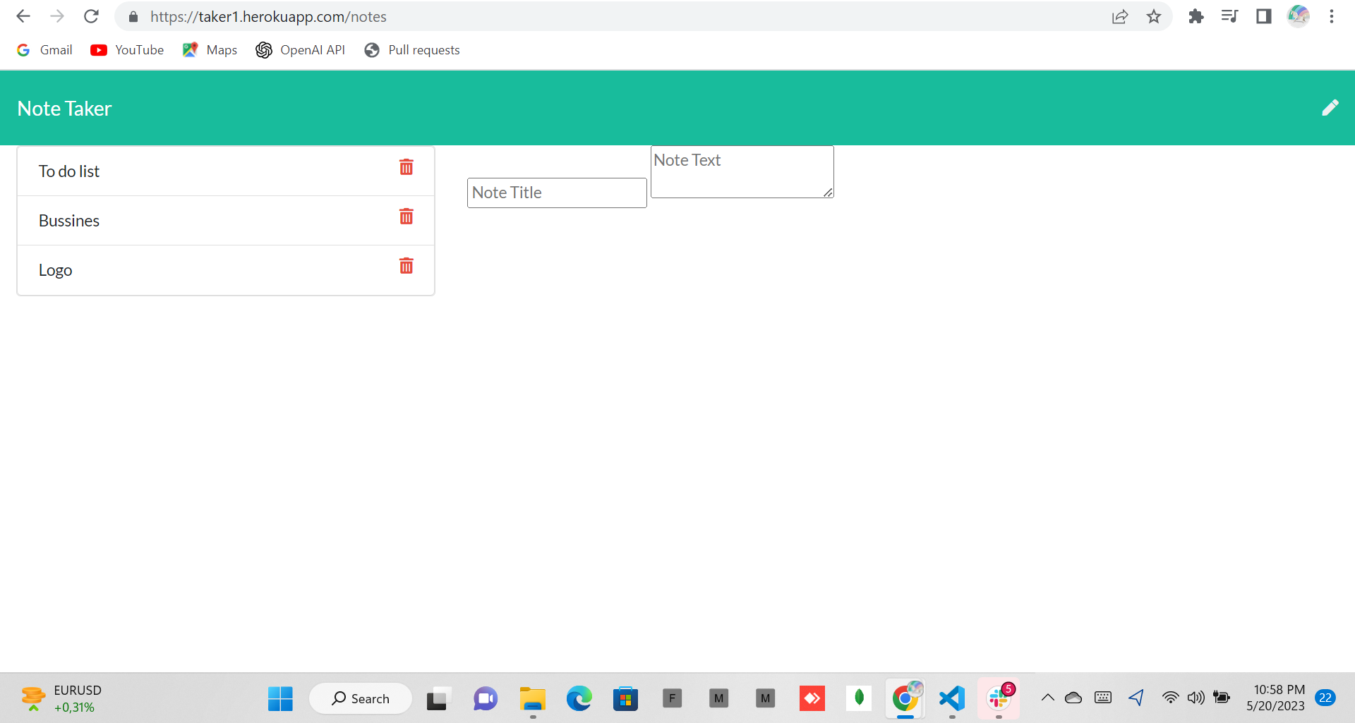 GitHub - LatinLady/Note-Taker