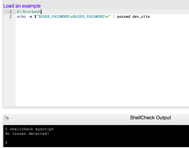 Issue with echo statements and multiline · Issue #1762 · koalaman/shellcheck · GitHub