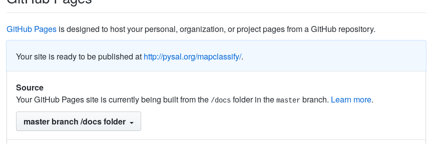 Change Read the Docs to GitHub? · Issue #301 · pysal/spaghetti · GitHub